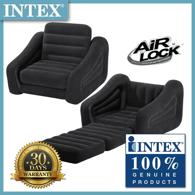 Intex One Person Inflatable Pull Out Chair Bed Sofa 68565 | Baci Living ...
