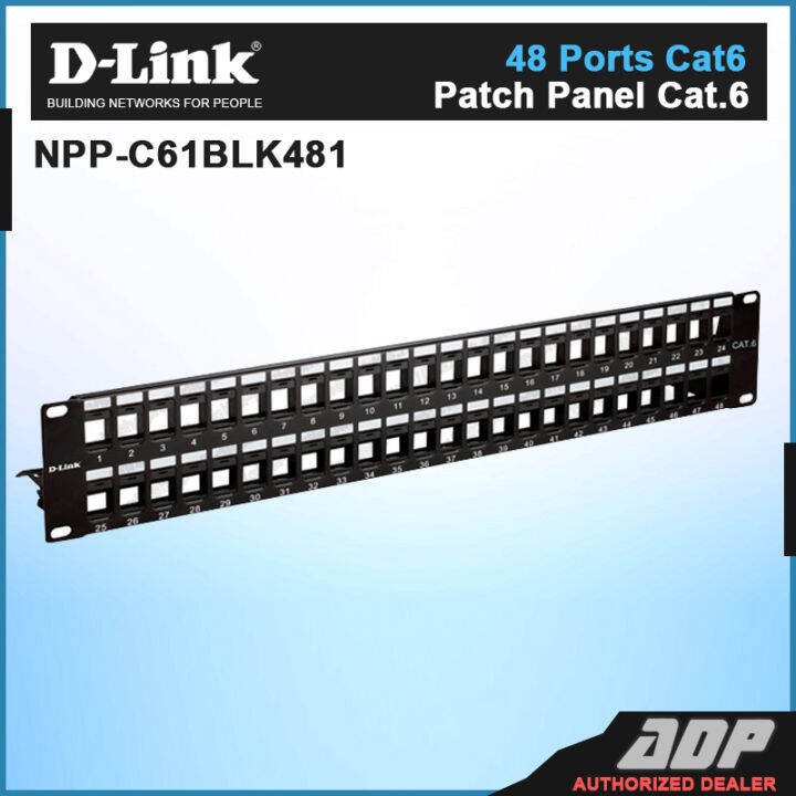 DLINK 48-Port Patch Panel Cat.6 | Lazada PH