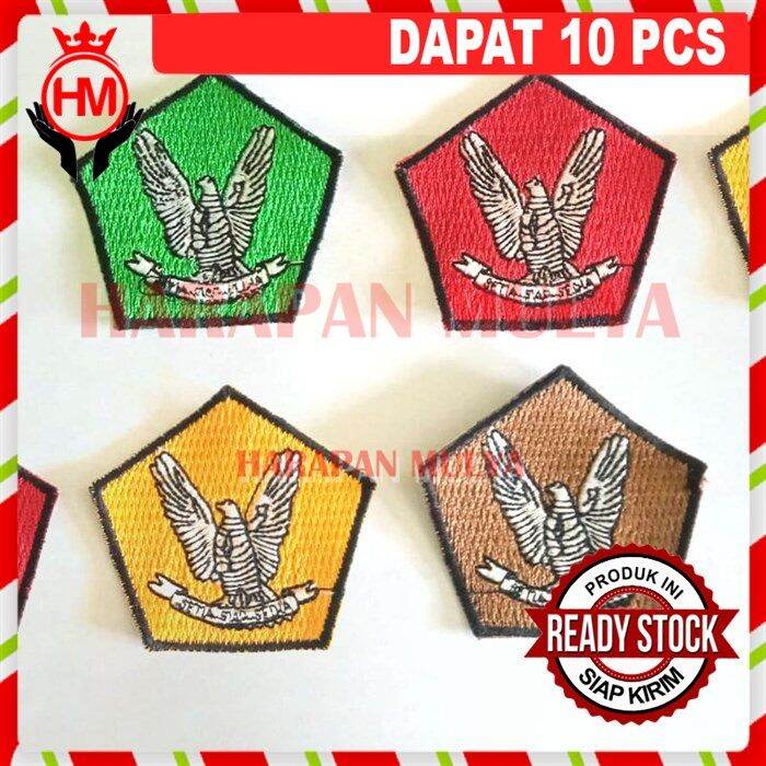 Bet Bordir Tanda Harian Pramuka Garuda Siaga Penegak Pandega Penggalang ...