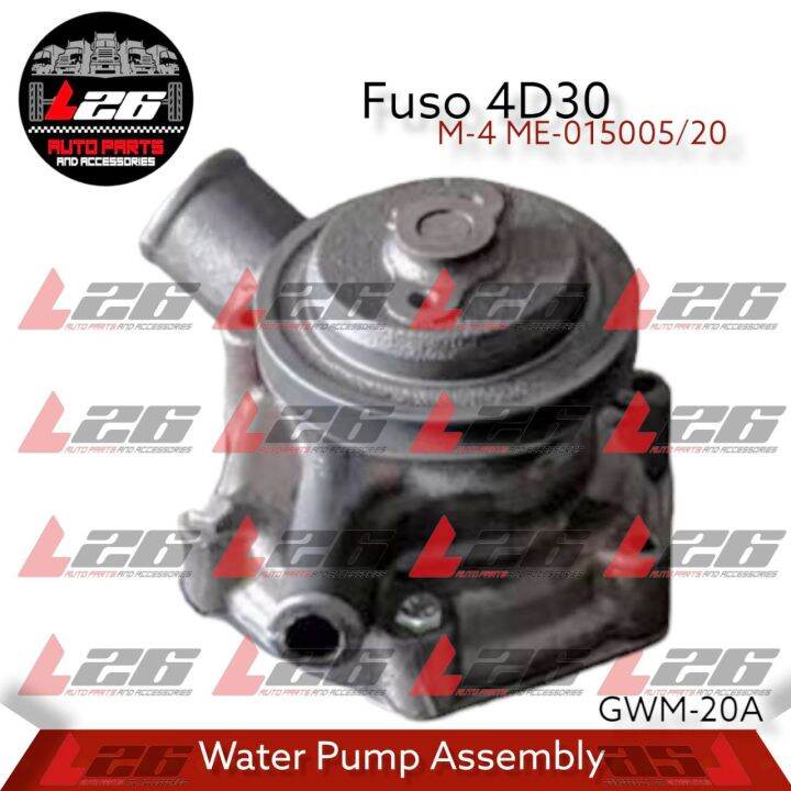 Fuso 4D30 Water Pump Assembly M-4 GWM-20A ME-015005/20 | Lazada PH