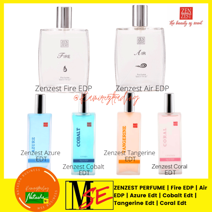 MSE ZENZEST PERFUME | FIRE EDP | AIR EDP | AZURE EDT COBALT EDT ...