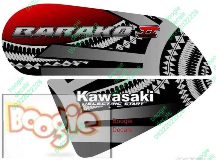 KAWASAKI BARAKO DECALS 2019 | Lazada PH
