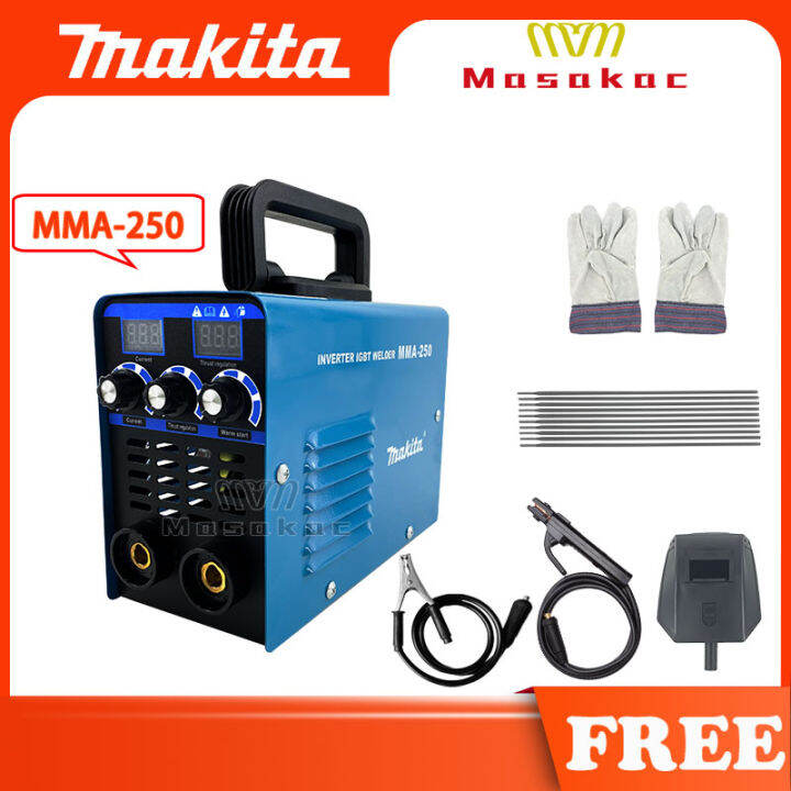 Mini Arc Welder 250Amp 220V Stick MMA Welding Machine IGBT Digital ...