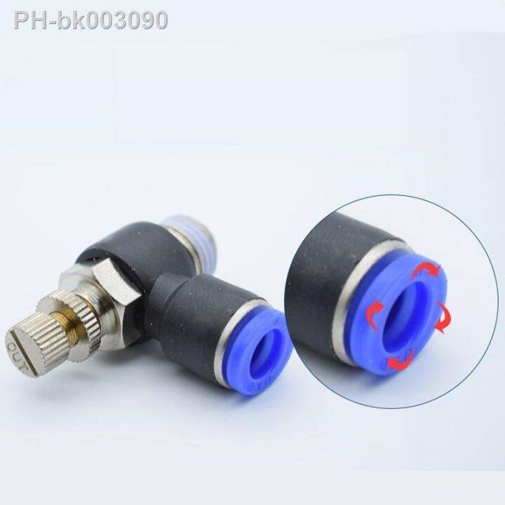 ☄ Quick Connector Speed Switch JSC8-02 Regulating Valve Throttle Valve ...