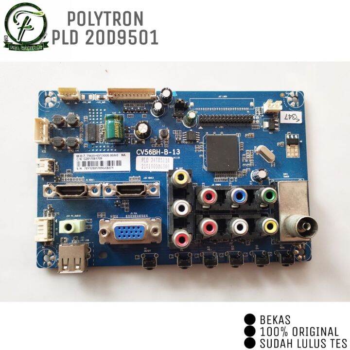 MB MAINBOARD MOTHERBOARD TV LED POLYTRON PLD20D9501 PLD 20D9501 ...