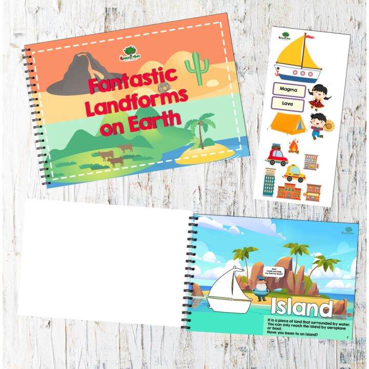 Mainan Edukasi -3yo Fantastic Landforms On Earth(D8N1) Playpad Kreatif ...