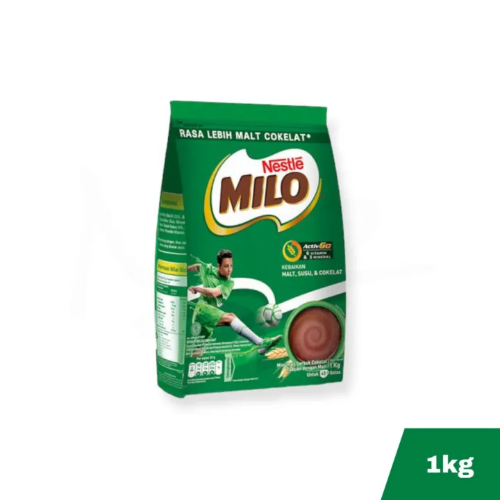 Nestle Milo Activ-Go Susu Coklat Pouch 1kg | Lazada Indonesia