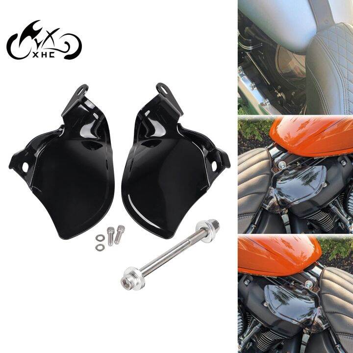Motorcycle Saddle Shields Air Heat Deflectors For Harley 18-22 Softail ...