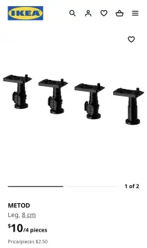 Metod Cabinet Legs | Cabinets Matttroy