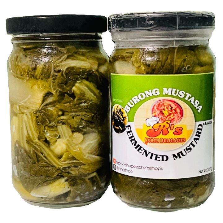 RSSHOPS Burong Mustasa Pickled Mustard 220ml | Lazada PH