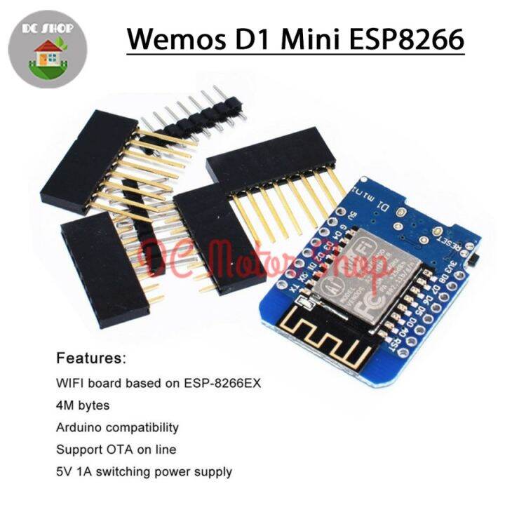 WeMos D1 Mini NodeMCU Arduino ESP8266 EX WiFi Development Board | Lazada Indonesia