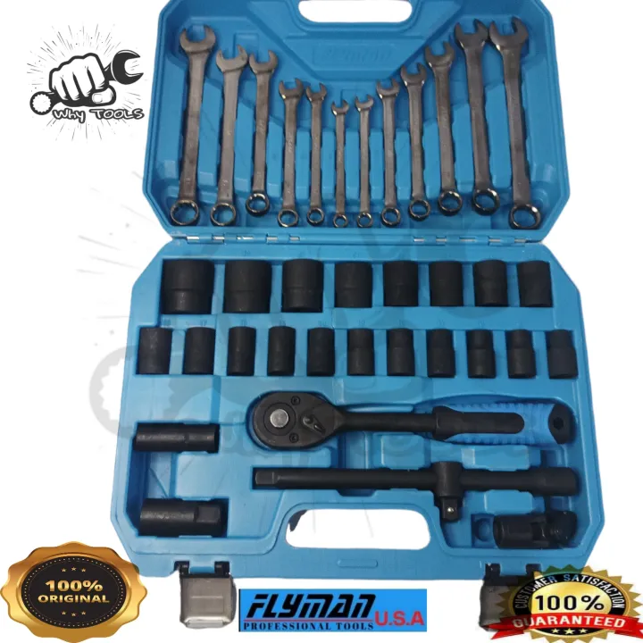 FLYMAN 37PCS SOCKET WRENCH SET WITH COMBINATION WRENCH SET | Lazada PH FLYMAN 37PCS SOCKET WRENCH SET WITH COMBINATION WRENCH SET | Lazada PH
