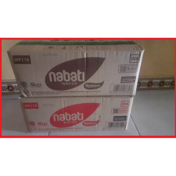 Nabati wafer L1 Karton / Dus isi 24 pcs | coklat dan Keju | Lazada ...
