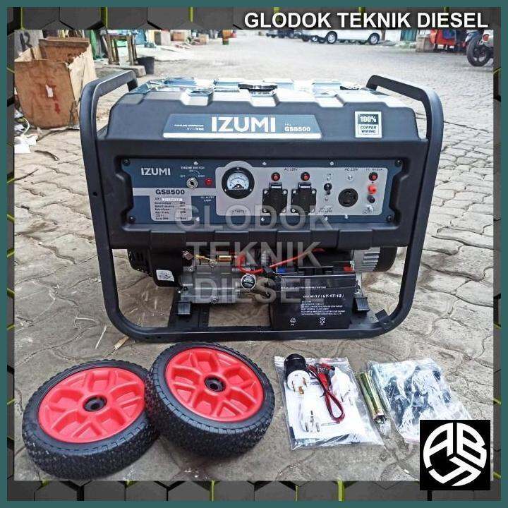 IZUMI GENSET BENSIN 7000 WATT W ( GENERATOR LISTRIK ) GS-8500 - ABINAYA7 | Lazada Indonesia