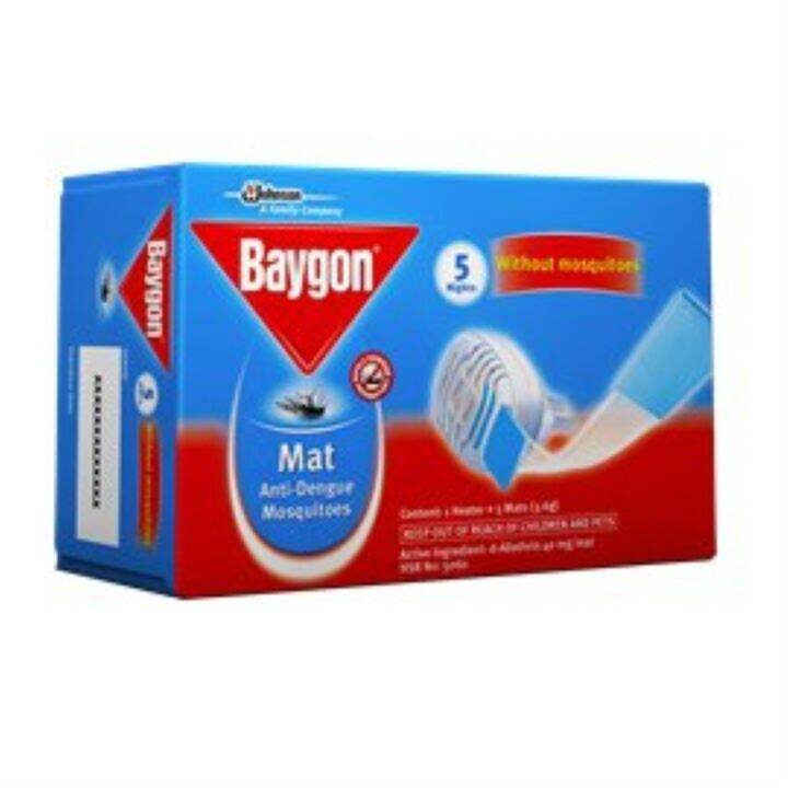 BAYGON Anti-Dengue Mat (Starter Set/Refill) | Lazada PH