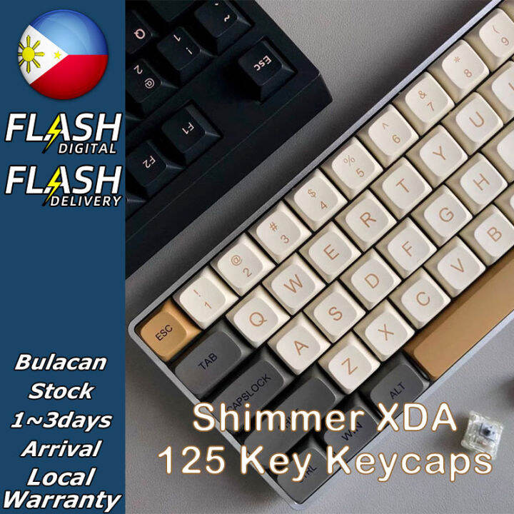 Shimmer Keycaps 125keys PBT XDA Sublimation Keycaps Profile Keycaps ...