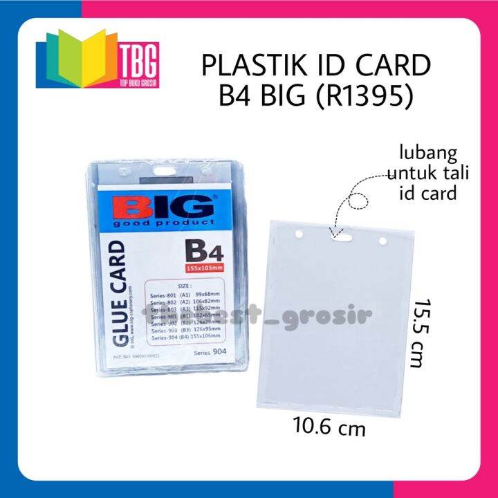 1 PAK (20 PCS) PLASTIK ID CARD B4 BIG / MIKA ID CARD / ID CARD HOLDER (R-1395) | Lazada Indonesia