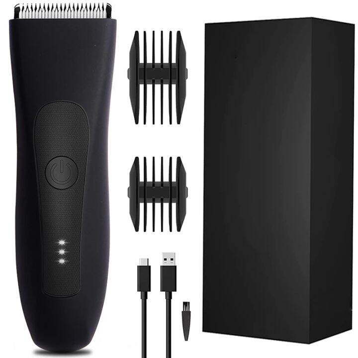 MANSPOT Groin Hair Trimmer for Men, Electric Ball Trimmer/Shaver ...