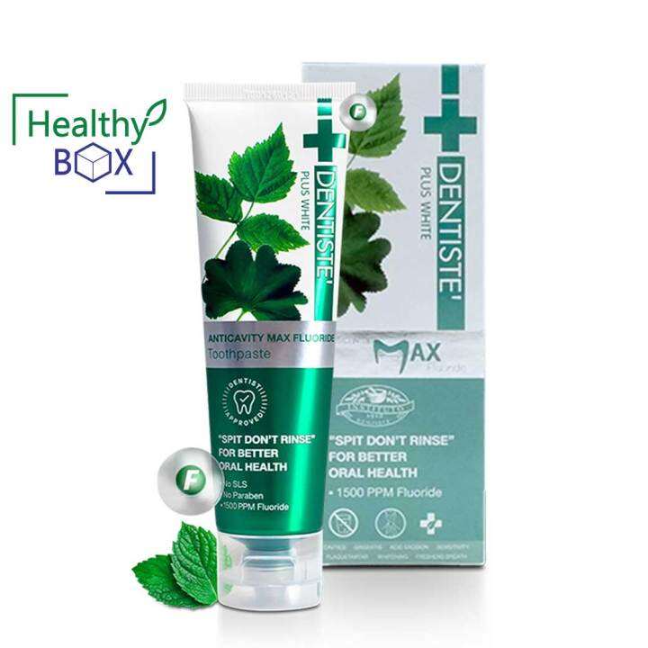 Dentiste Anticavity Max Fluoride Toothpaste 45g. เดนทิสเต้ แอนตี้คาวิตี ...