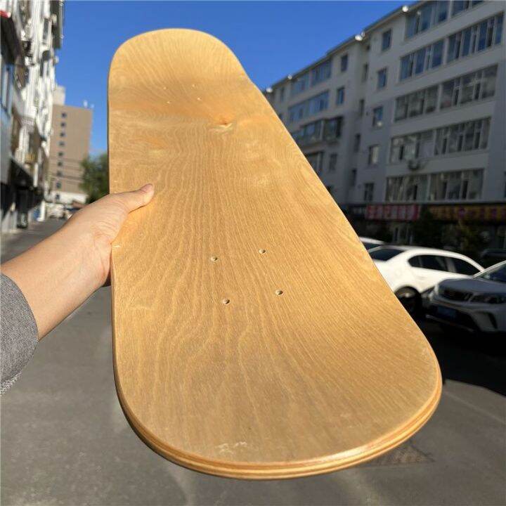 Double Rocking Skateboard Surface DIY Board Bare Northeast Maple Action ...