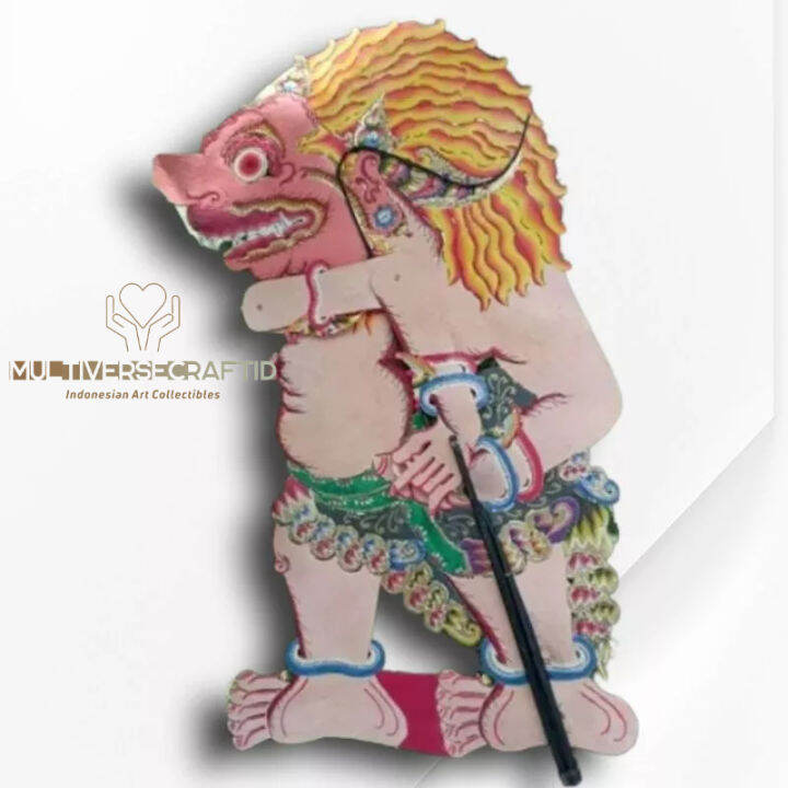 Wayang Alusan Kulit Sapi ASLI Buto Babrah Geni Ukuran Standar Dalang ...