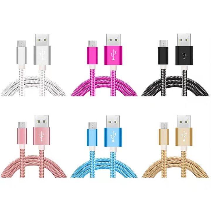 100% Original Smilee Nylon Braid Fast Charging Cord High Speed Data ...