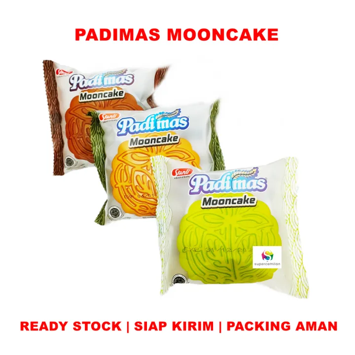 Padimas Pia Mooncake Kue Bulan Kacang Cokelat / Hijau / Pandan Moon ...
