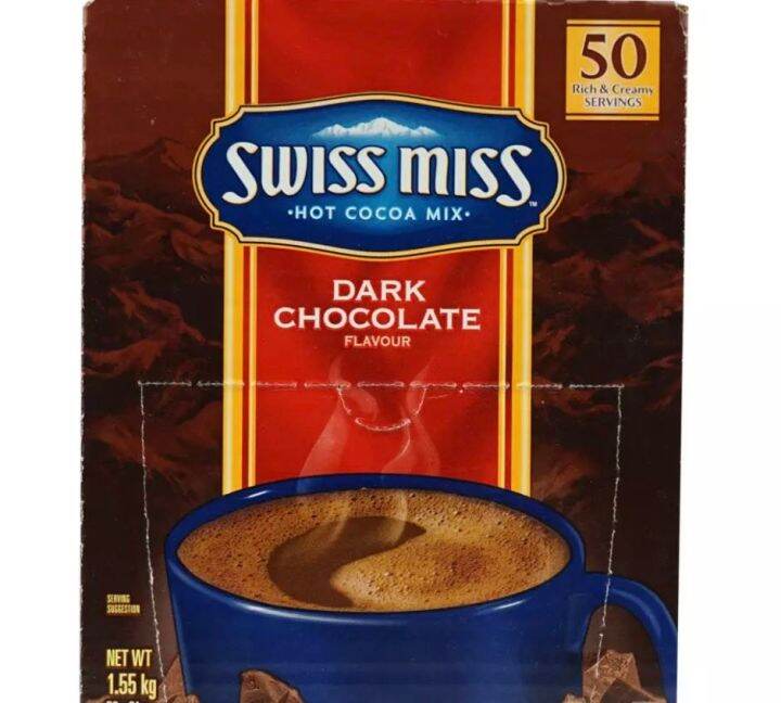 Swiss Miss Dark Chocolate Hot Cocoa Powder Mix 50pcs | Lazada PH