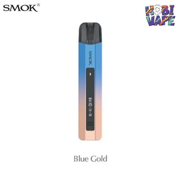 SMOK Nfix Pro Vape Rokok Elektrik Pod Mod Vapor Relx Blue Gold | Lazada ...