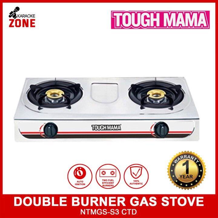 Tough Mama Double Burner Gas Stove NTMGS-S3 CTD | Lazada PH
