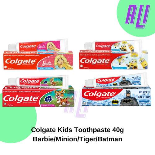 Colgate Kids Toothpaste [40g] [4 type cartoon] | Lazada