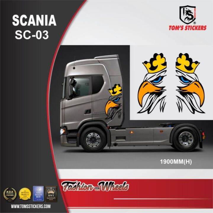 👍👍 SCANIA TRUCK BODY STICKERS SET SCANIA SC-03 | Lazada