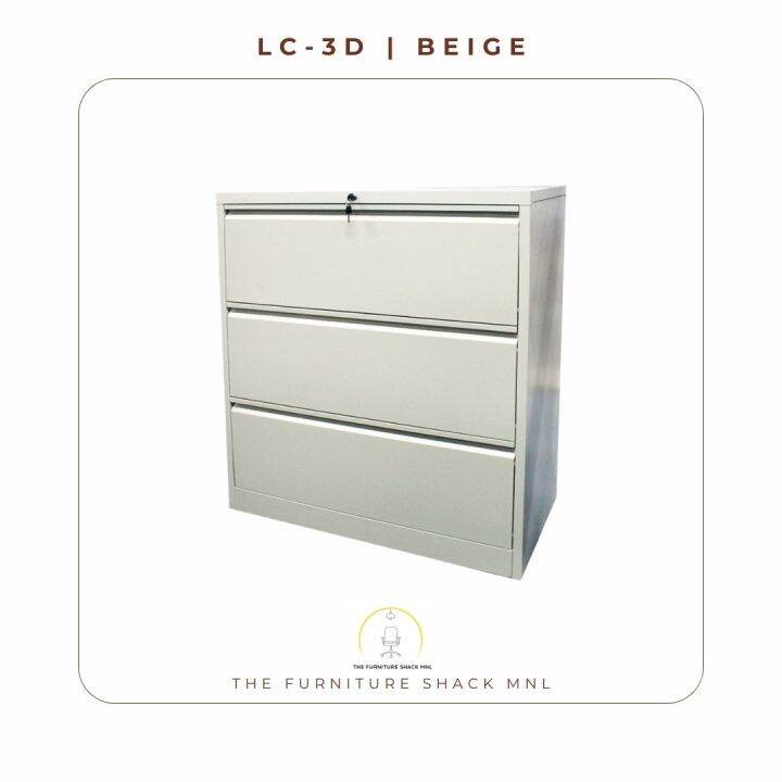 3 Layer Lateral Filing Cabinet LC-3D Beige | Lazada PH