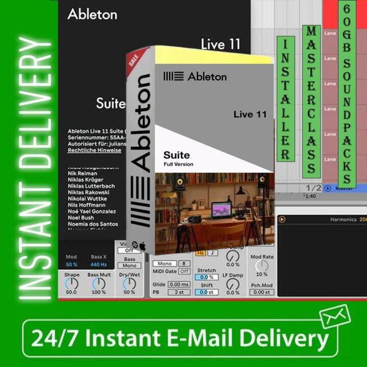 Ableton Live 11 Suite with 60gb Sound packs Installer Masterclass ...