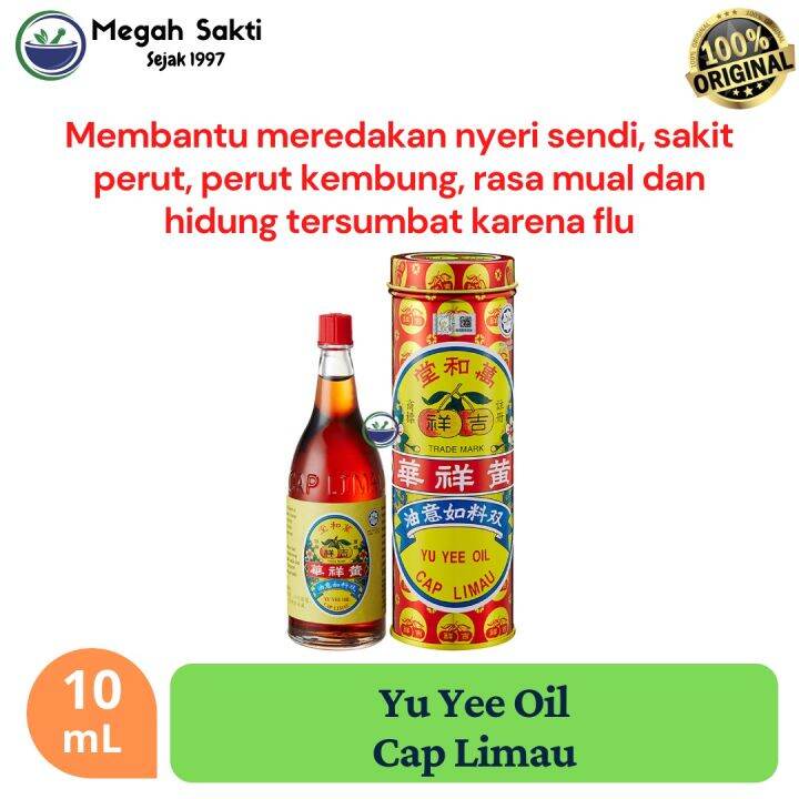 MTS - Yu Yee Oil Cap Limau isi 10 mL - Pereda Nyeri Sendi & Sakit Perut ...