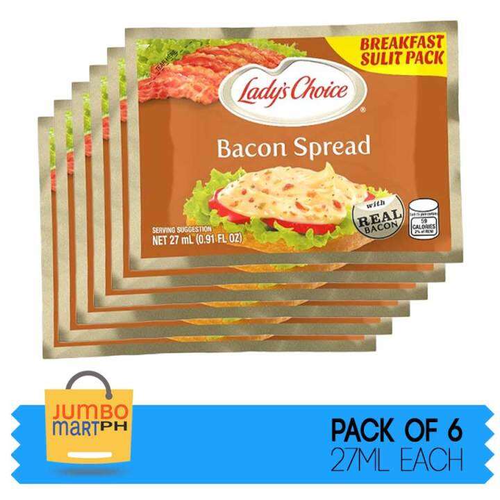 LADY'S CHOICE BACON SPREAD SULIT PACK 27ML / PACK OF 6 | Lazada PH