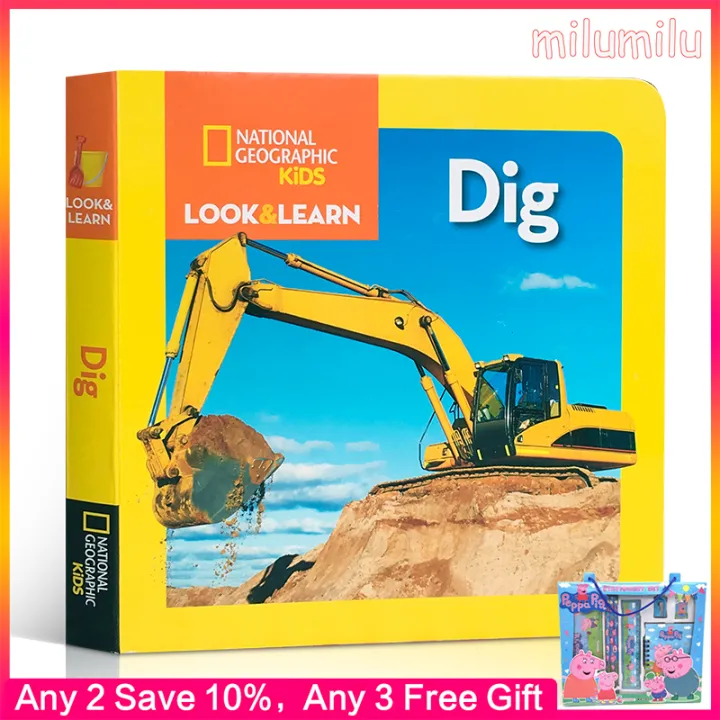 milu National Geographic Kids Look and Learn：Dig Aklat Early education ...
