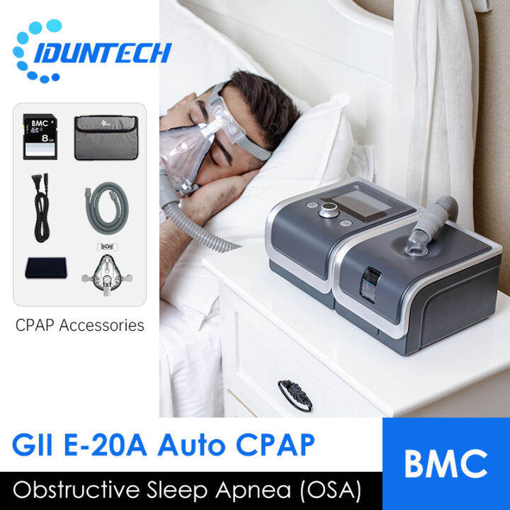 BMC CPAP Machine Auto E-20A with CPAP Mask CPAP Tubing for Sleep Apnea ...