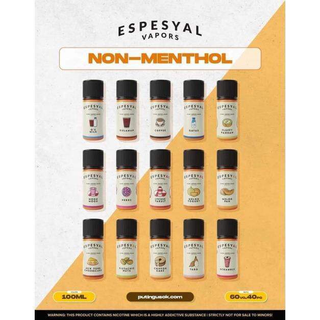 ILsanjiwu62803647 ESPESYAL VAPOR 100ML MENTHOL/NON MENTHOL | Lazada PH