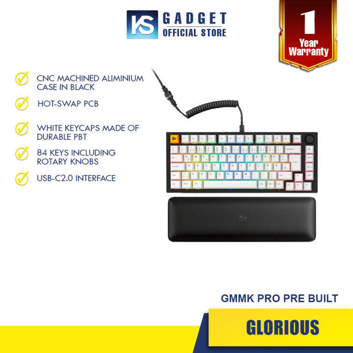 GLORIOUS GMMK PRO 75% Pre-Built Edition Premium Modular Mechanical Keyboard | Lazada