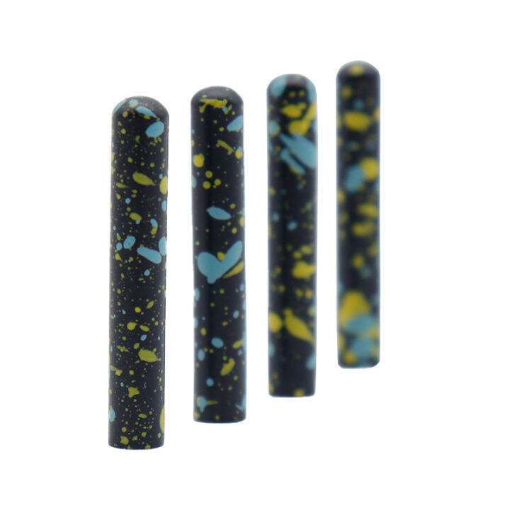 Cool Boot String Thiny Black Metal Aglets 22*3.5MM Colored Spray Spots ...