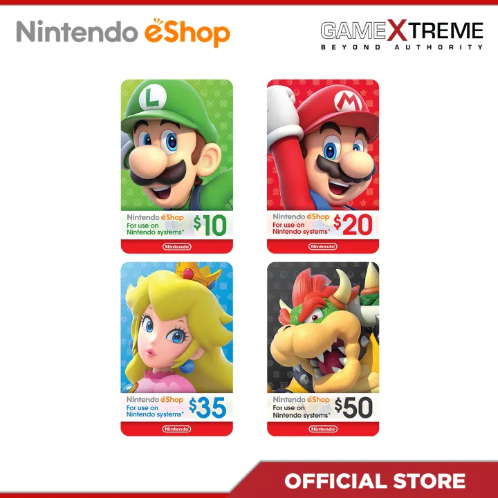 Nintendo eShop 10 USD-50 USD | Lazada PH
