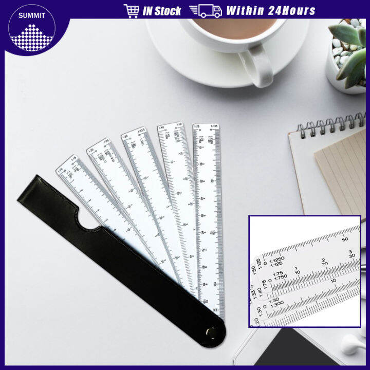 5 Blades Architects Drawing Scale Ruler Flexible Fan-Shape Muti Ratio ...