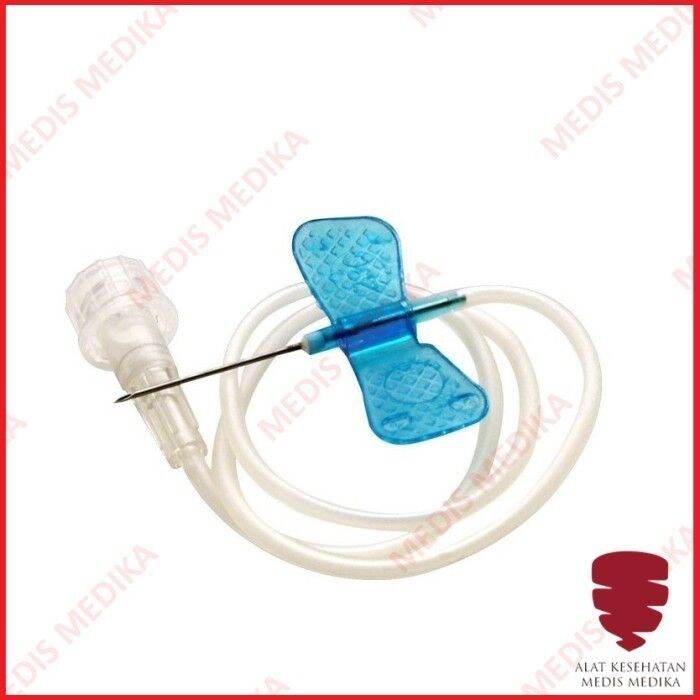 Needle Wing 23G Jarum Infus Infusion Set Kupu 23 G Sterile Onemed | Lazada Indonesia