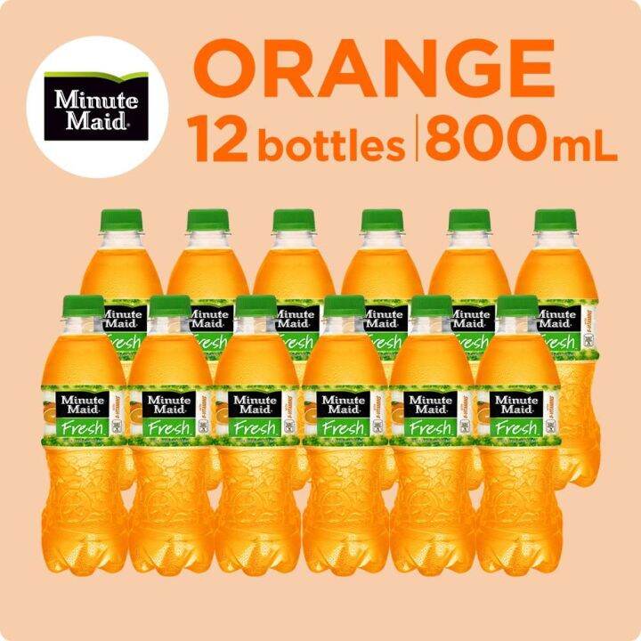 Minute Maid Fresh Orange Juice 800mL - Pack of 12 | Lazada PH