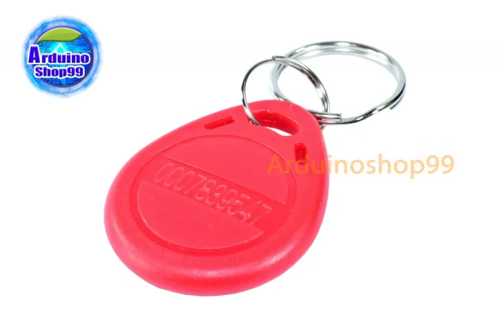 EM4100 ID card keychain access control RF proximity card red matching ...