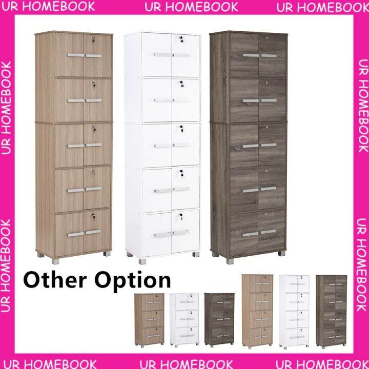 Ur Homebook Naomi 6 8 10 Door Storage Cabinet With Lock Almari