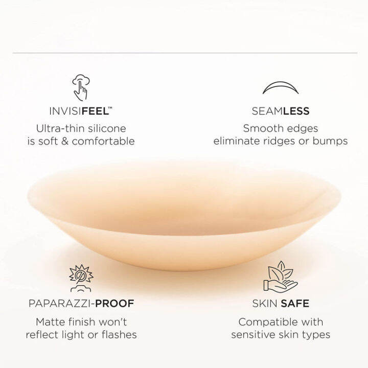 Non-Adhesive Silicone Breast Insert al Pasties Self-Bonding Ultra Thin ...