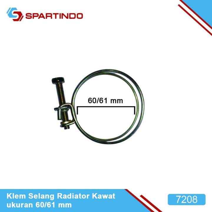 Klem Selang Radiator Kawat ukuran 60 mm klam klem slang selang selng ...