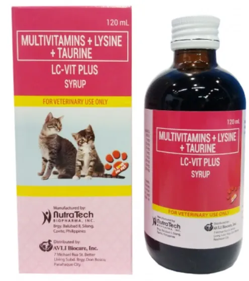 LC-VIT plus Syrup (120mL) for cats | Multivitamins with taurine | Lazada PH